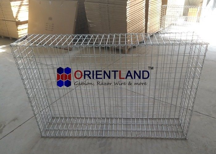 Galfan Gabion Wire Mesh Boxes 95% Zinc 5% Aluminum En 10244-2 Welded ...