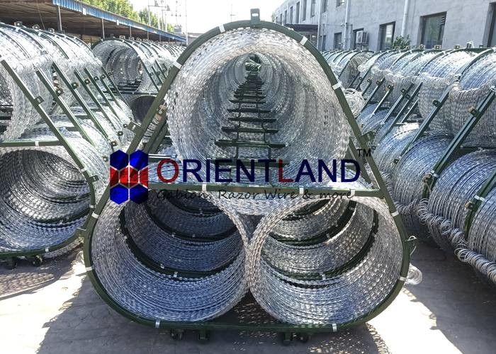 Concertina Razor Wire For Rapid Deployment System 2.5mm Diameter Triple ...