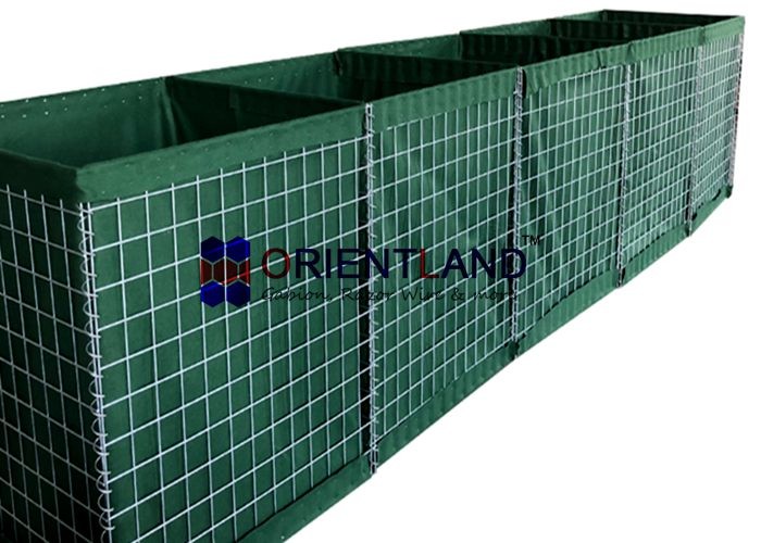 Military Bunkers Hesco Bastion Barrier Welded Mesh Fortifications ...