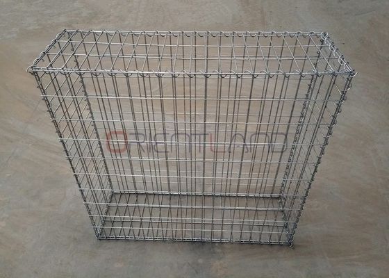 Permeable Steel Mesh Gabion Cages , Retaining Wall Gabion Cages 4.0mm ...