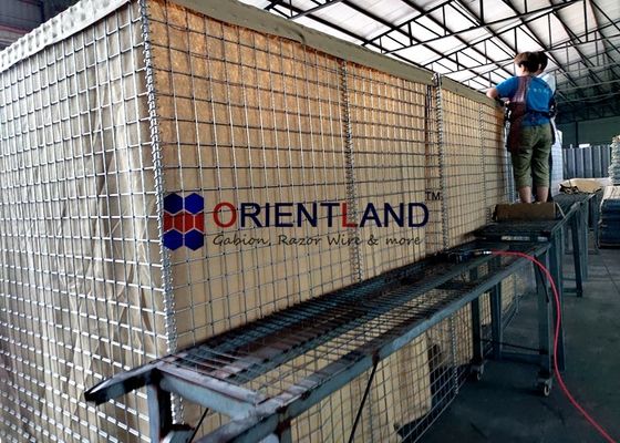 Galfan Coated Collapsible Defensive Barrier Military Rapidly Construct ...