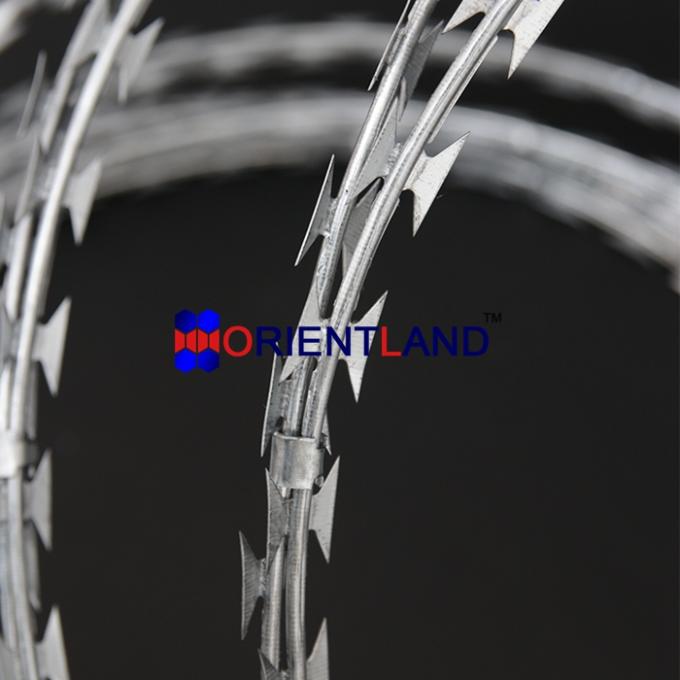 Concertina Razor Wire Cross Type Barbed Tape Perimeter Barriers